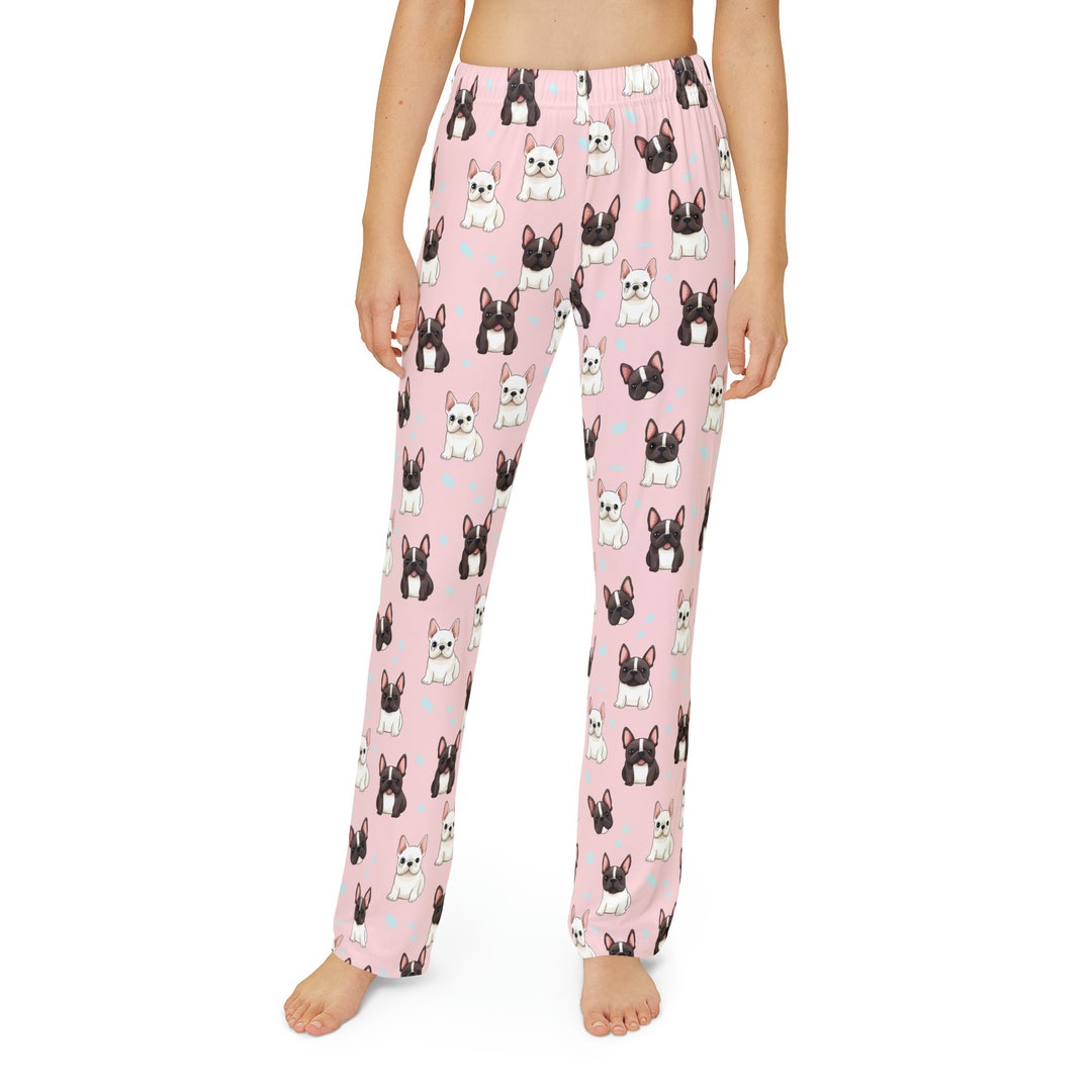 Kids Frenchie Pajama Pants, French Bulldog Gift, Frenchie Dog, Children ...