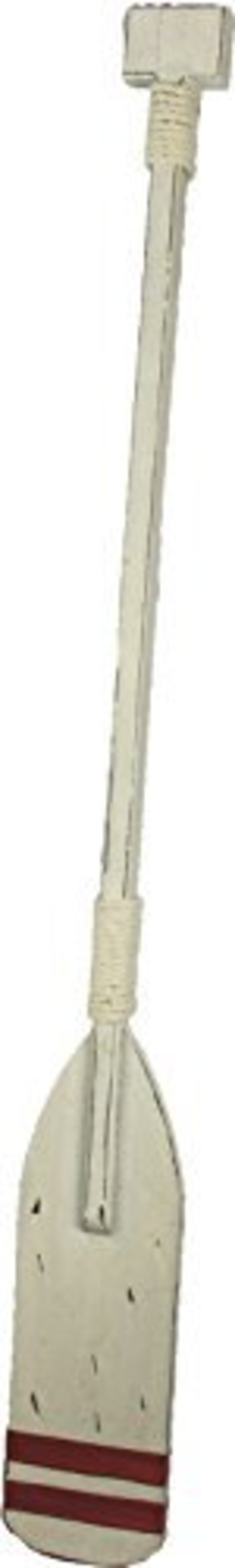 Distressed White Wood Nautical Paddle W/red Stripes & Rope - Etsy