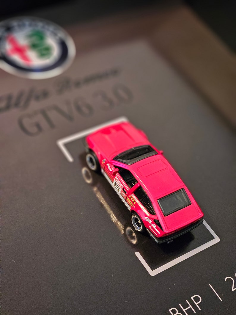 Diecast Car Model and Spec Sheet Box Display Various Model Options Gift ...