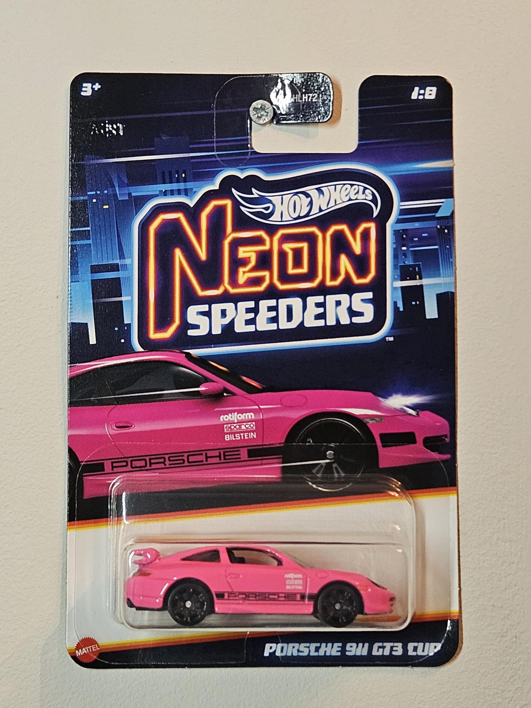 Porsche 911 GT3 Cup Hotwheels Neon Speedsters Diecast Model Car Gift ...