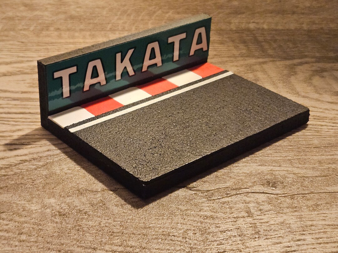 Takata F1 Racetrack Display for Small Diecast Cars Model Car - Gift for ...
