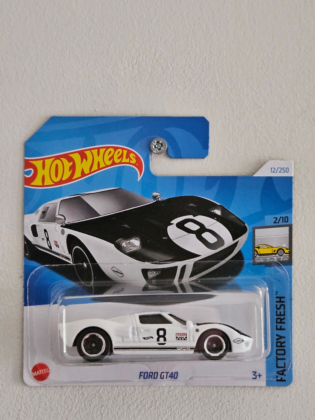 Ford GT40 Hotwheels Diecast Model Car Gift for Him Gift for Dad Gift ...
