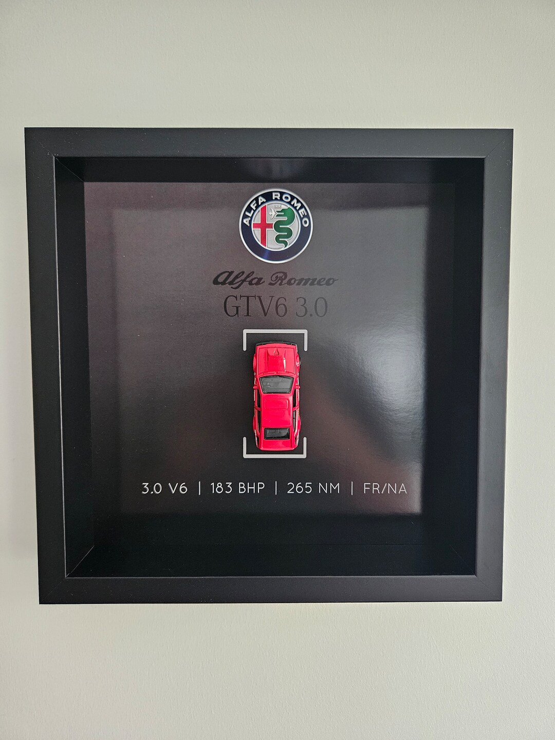 Diecast Car Model and Spec Sheet Box Display Various Model Options Gift ...