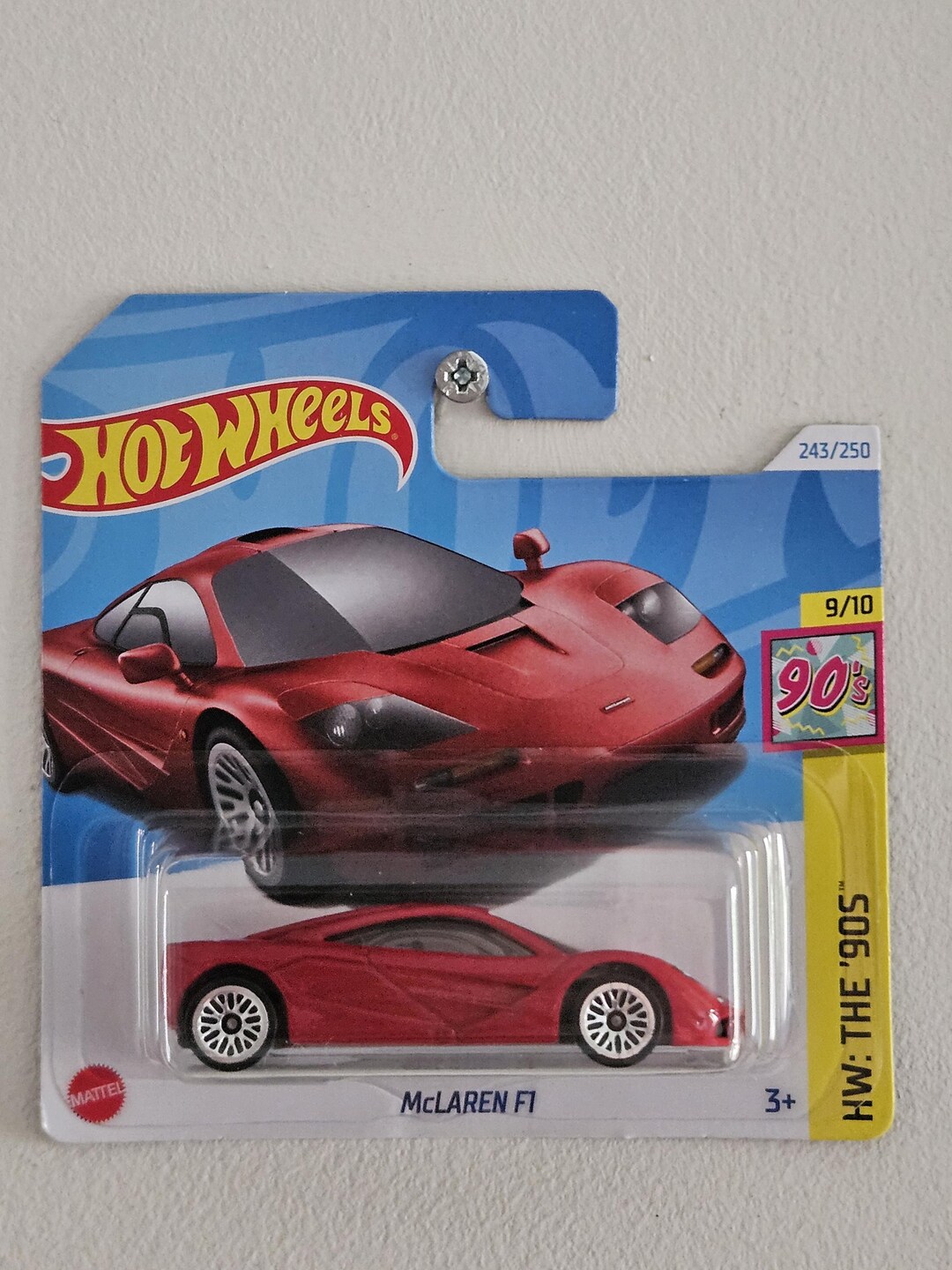 Mclaren F1 Hotwheels Diecast Shorgcard Model Car Gift for Him Gift for ...