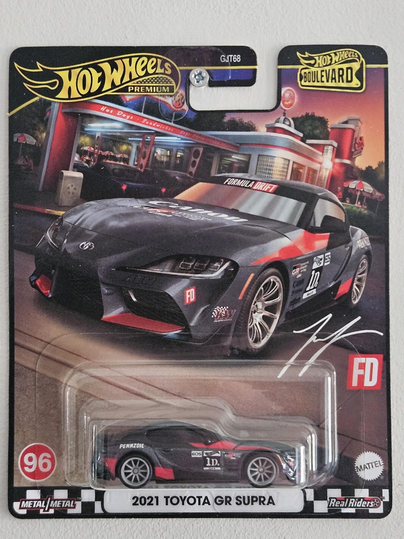 Premium Hotwheels Boulevard Toyota GR Supra Model Car Gift for Him Gift ...