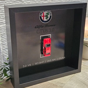 Diecast Car Model and Spec Sheet Box Display Various Model Options Gift ...