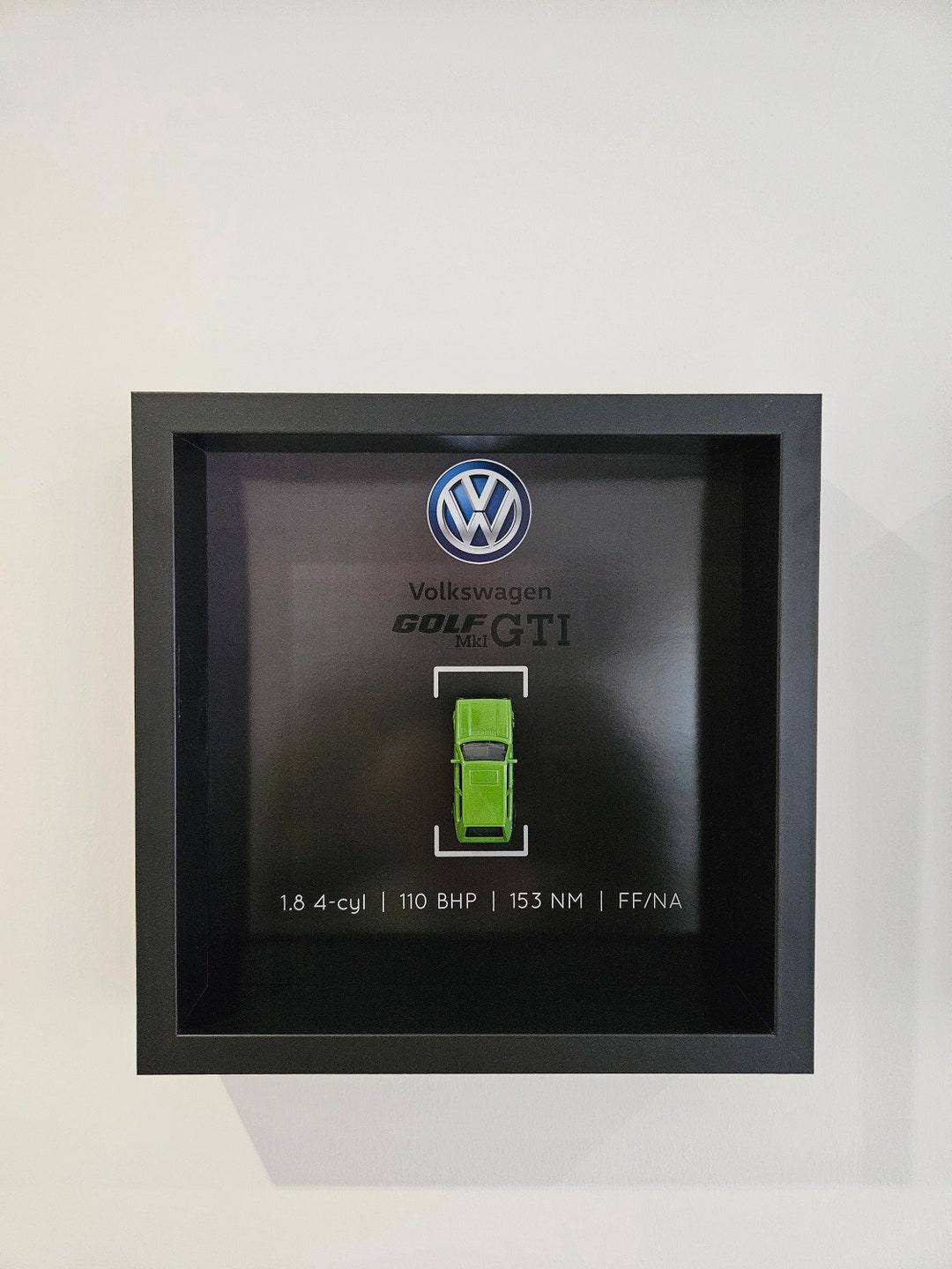 Volkswagen Golf Mk1 Gti Model and Spec Sheet Box Display - Etsy