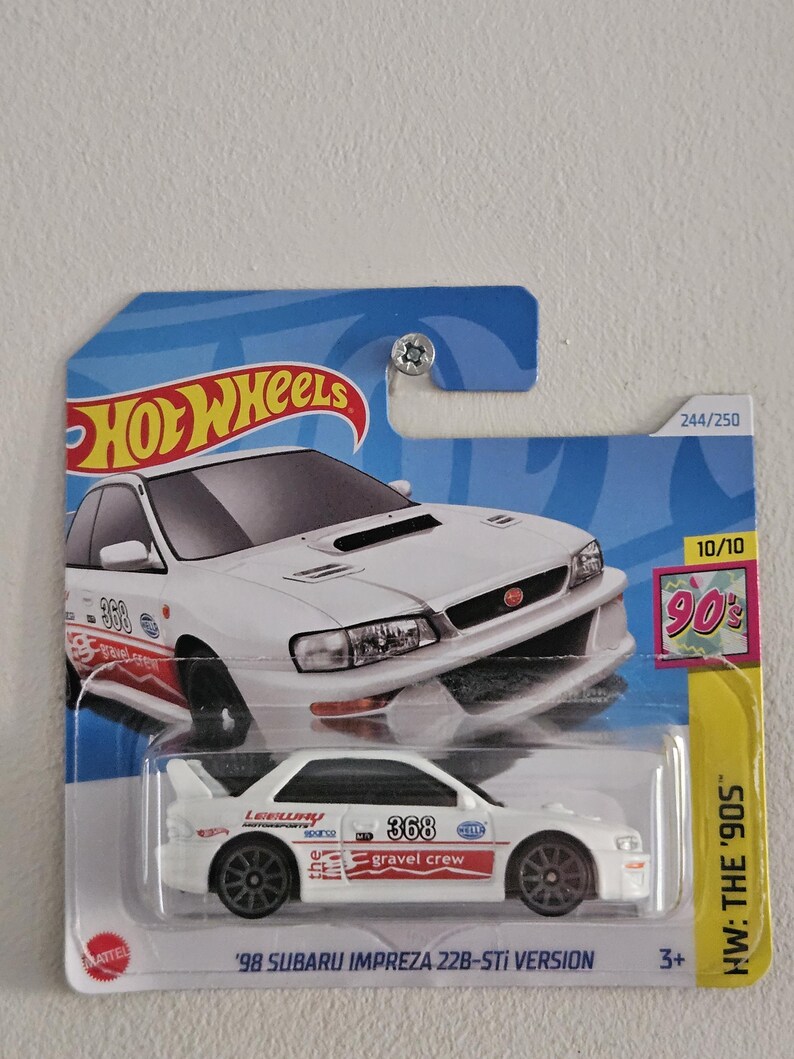 Subaru Impreza 22B STI Version '98 Hotwheels Diecast Gift for Him Gift ...