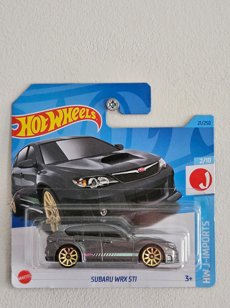 Subaru Impreza WRX STI Hotwheels Diecast Model Car Gift for Him Gift ...
