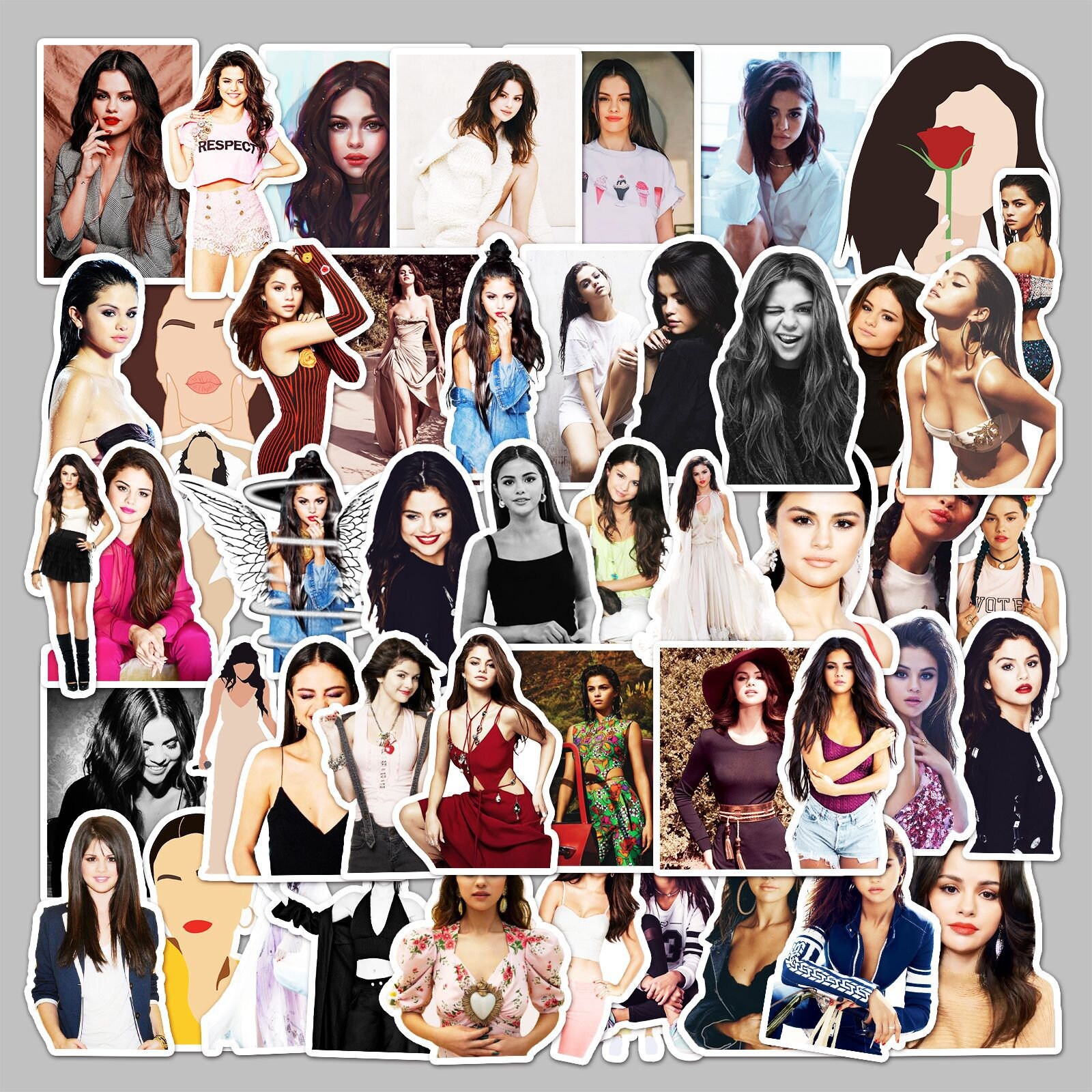 10 Popular Selena Gomez - Cute Stickers - Gomez Decal - Laptop Sticker ...