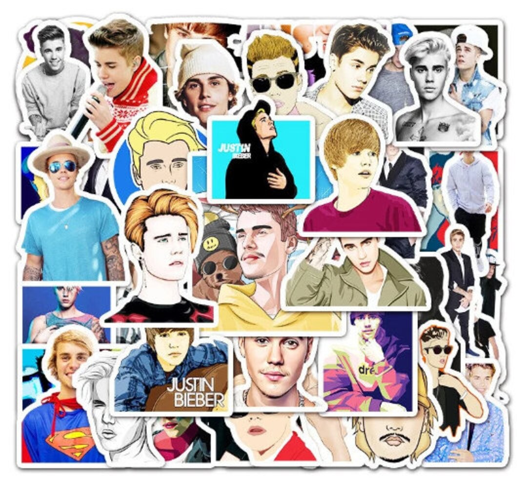 10 Popular Justin Bieber Cute Stickers Bieber Decal - Etsy