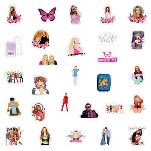 10 Britney Spears Music Stickers Gifts Laptop Decal Waterproof - Etsy
