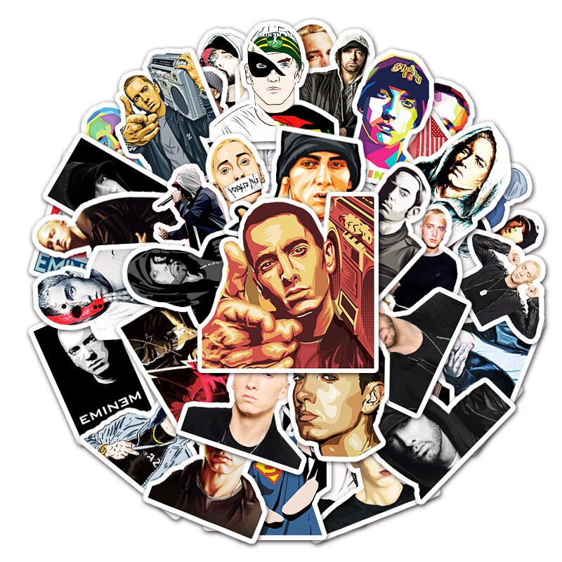 15 Eminem Rapper Music Stickers Gifts Laptop Decal - Waterproof - Etsy
