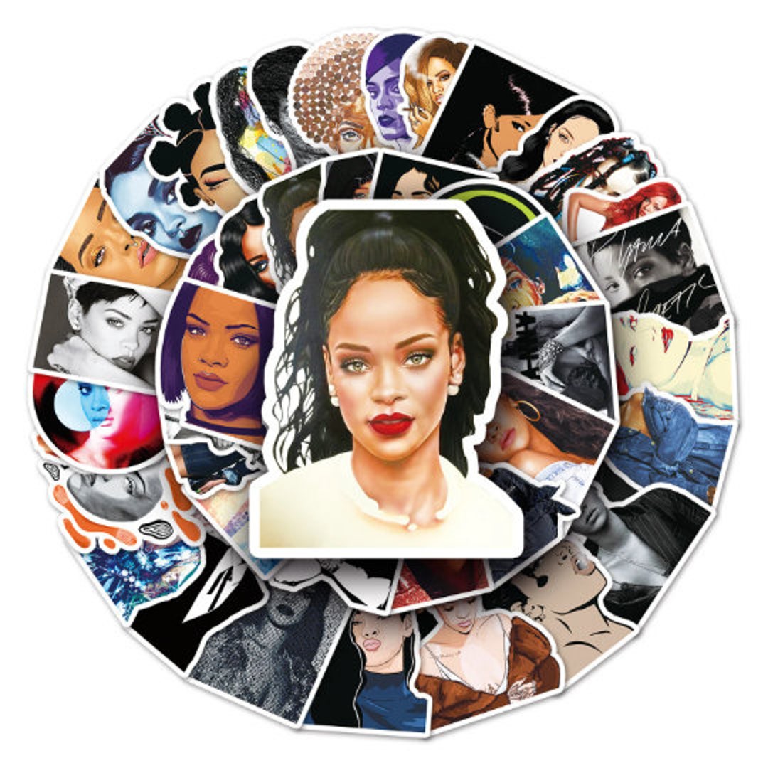 10 Rihanna Music Stickers Gifts Laptop Decal - Waterproof - Etsy