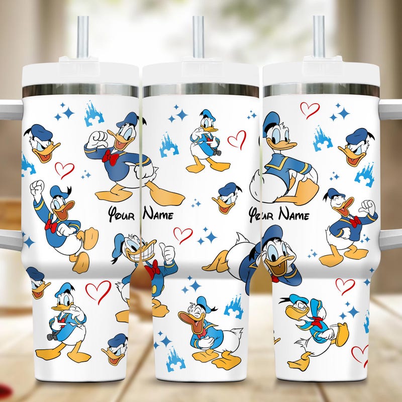 Custom Donald Duck Cup - Etsy