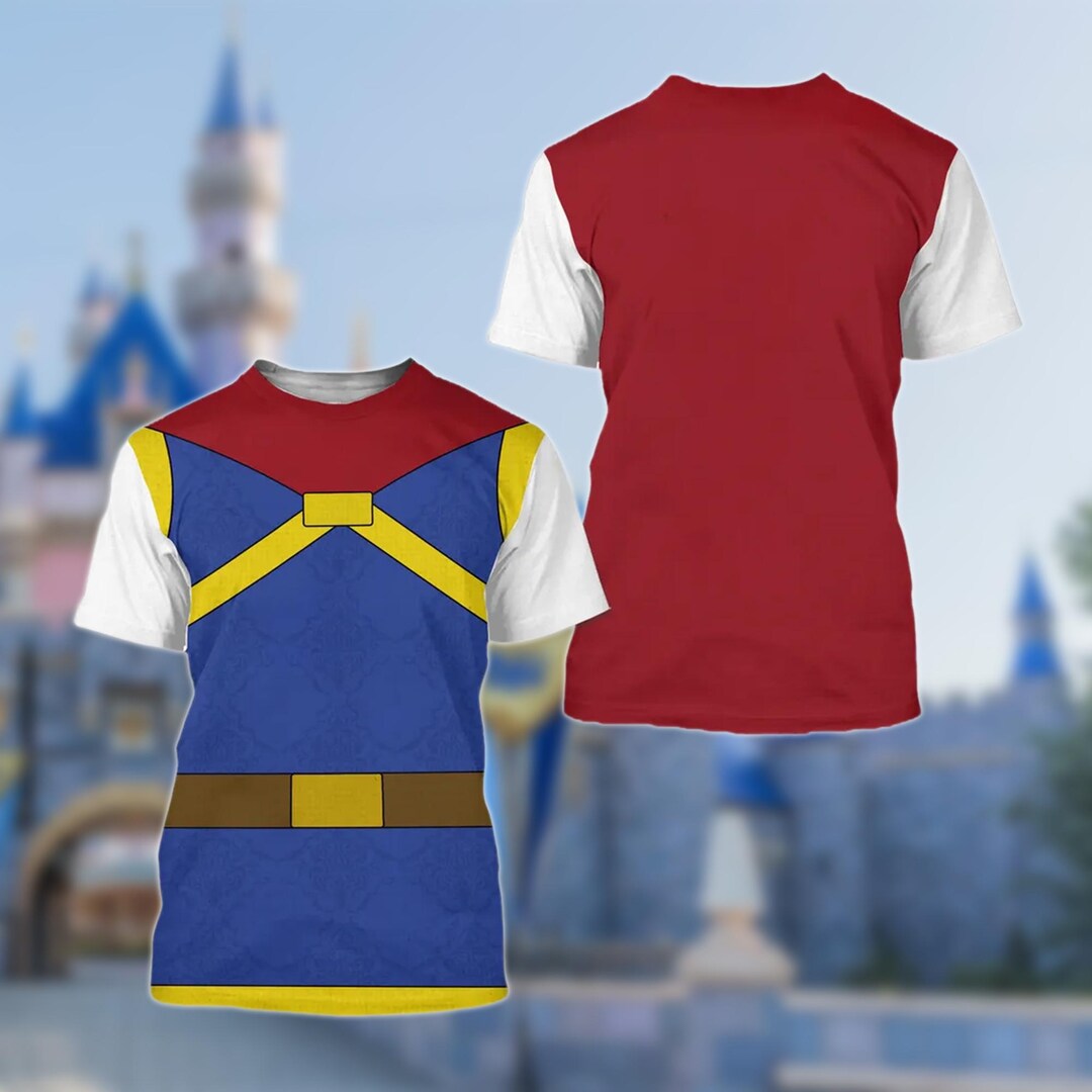 The Snow White Prince Costume T-shirt, Prince Florian Cosplay Costume ...