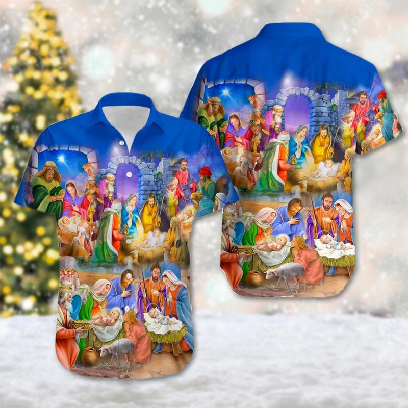 Jesus Button Shirt - Etsy