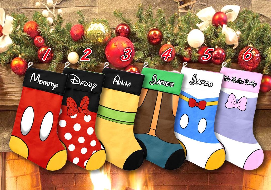 Mickey and Friends Xmas Stocking, Mickey Mouse Christmas Stockings ...