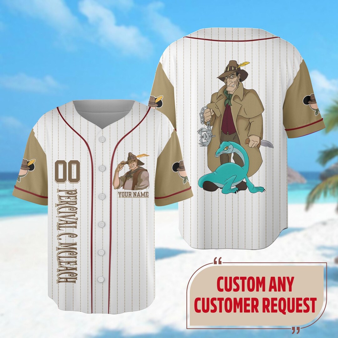 Custom Percival C. Mcleach Baseball Jersey, the Rescuers Down Under ...