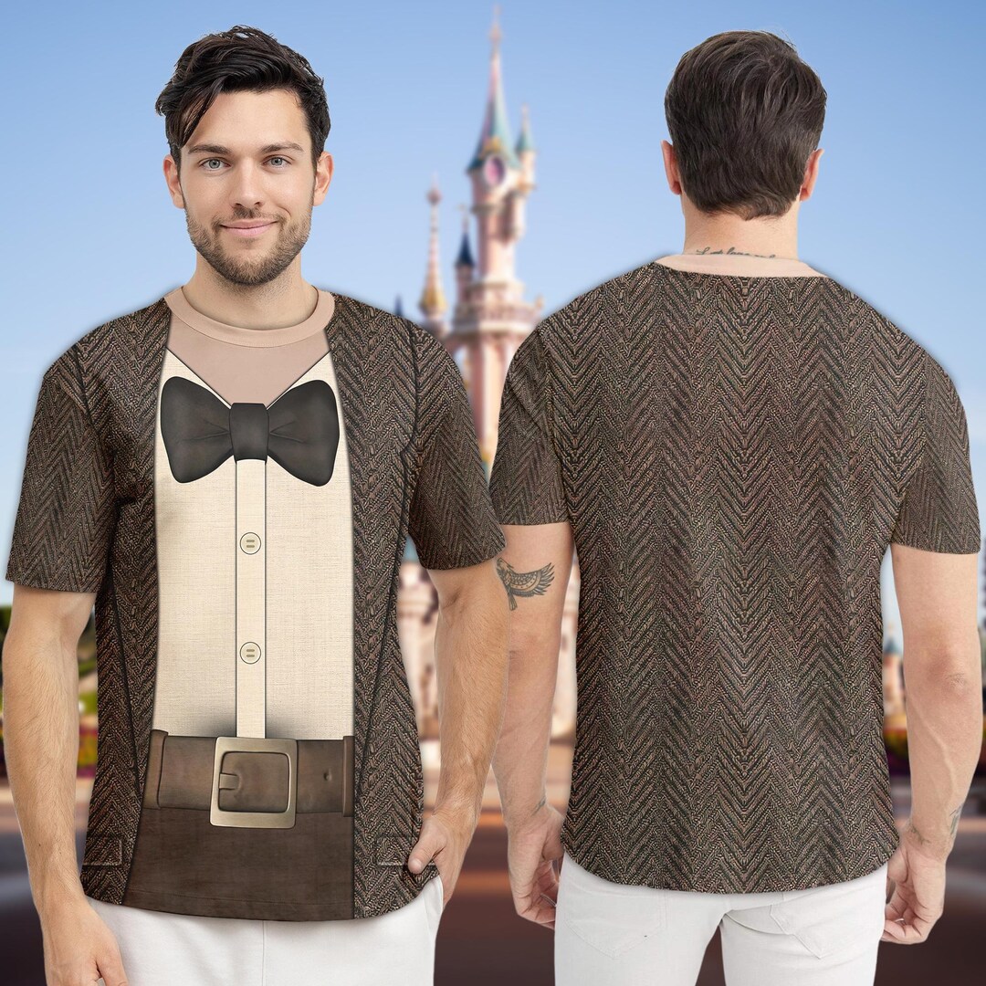 Animated Old Man Cosplay Costume 3D Shirt, Halloween Costume for Family ...