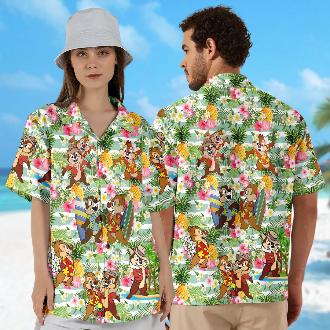 Squirrel With Pineapple Hawaii Beach Shirt, Squirrel Button up Shirt ...
