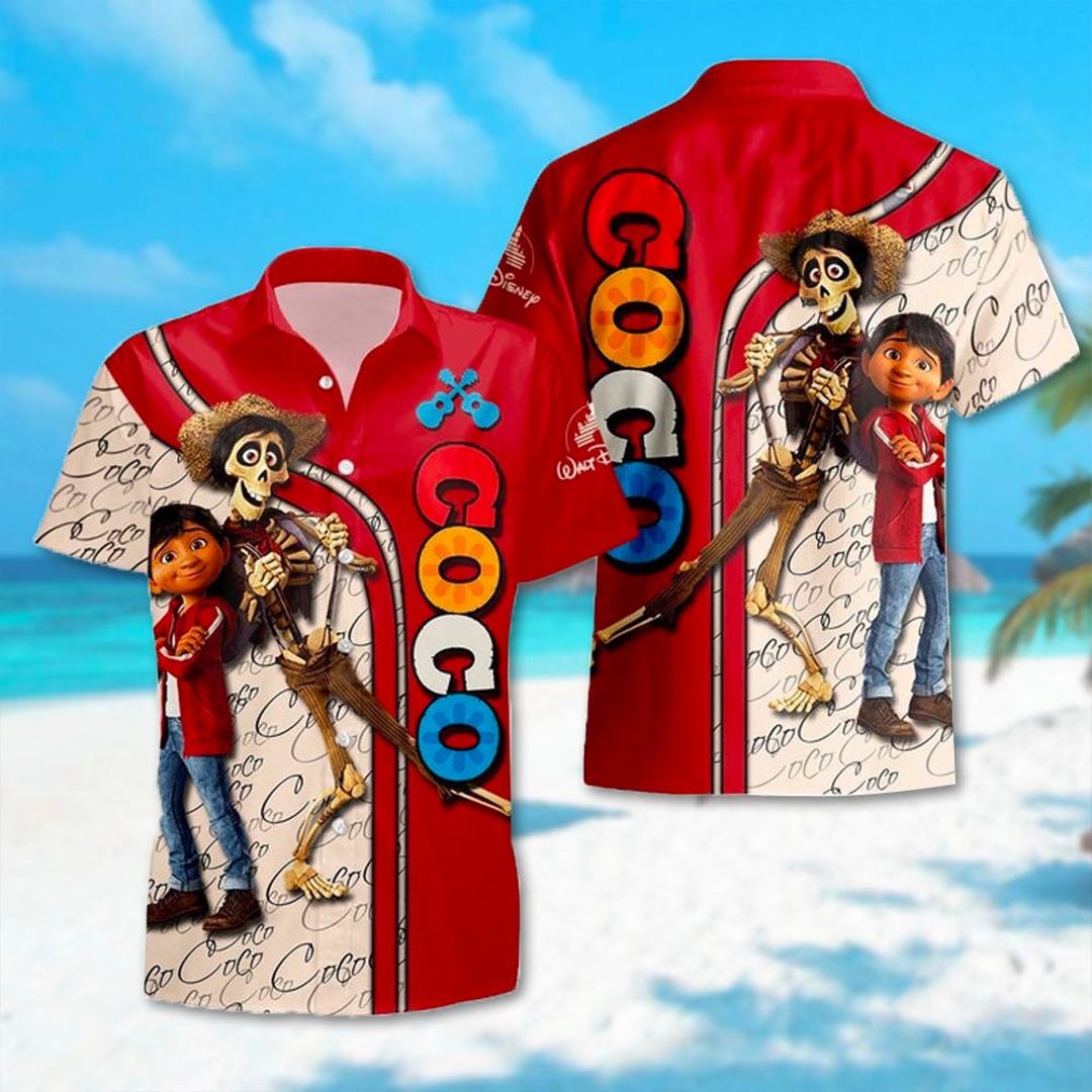 Coco Movie Hawaiian Shirt, Coco Family Hawaii Shirt, Héctor Coco Shirt ...