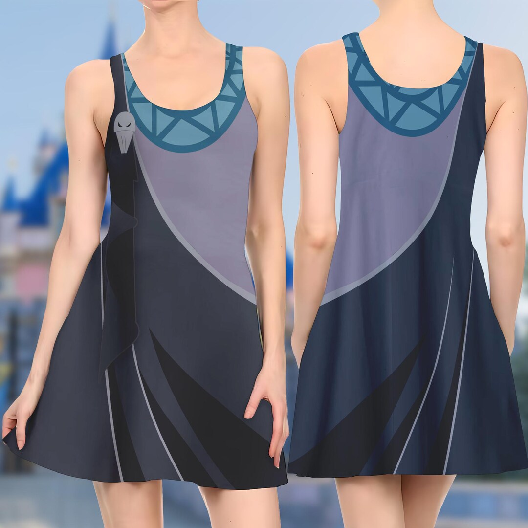 Hades Hercules 3D Cosplay Costume Skater Dress, Hercules Movie Dress ...