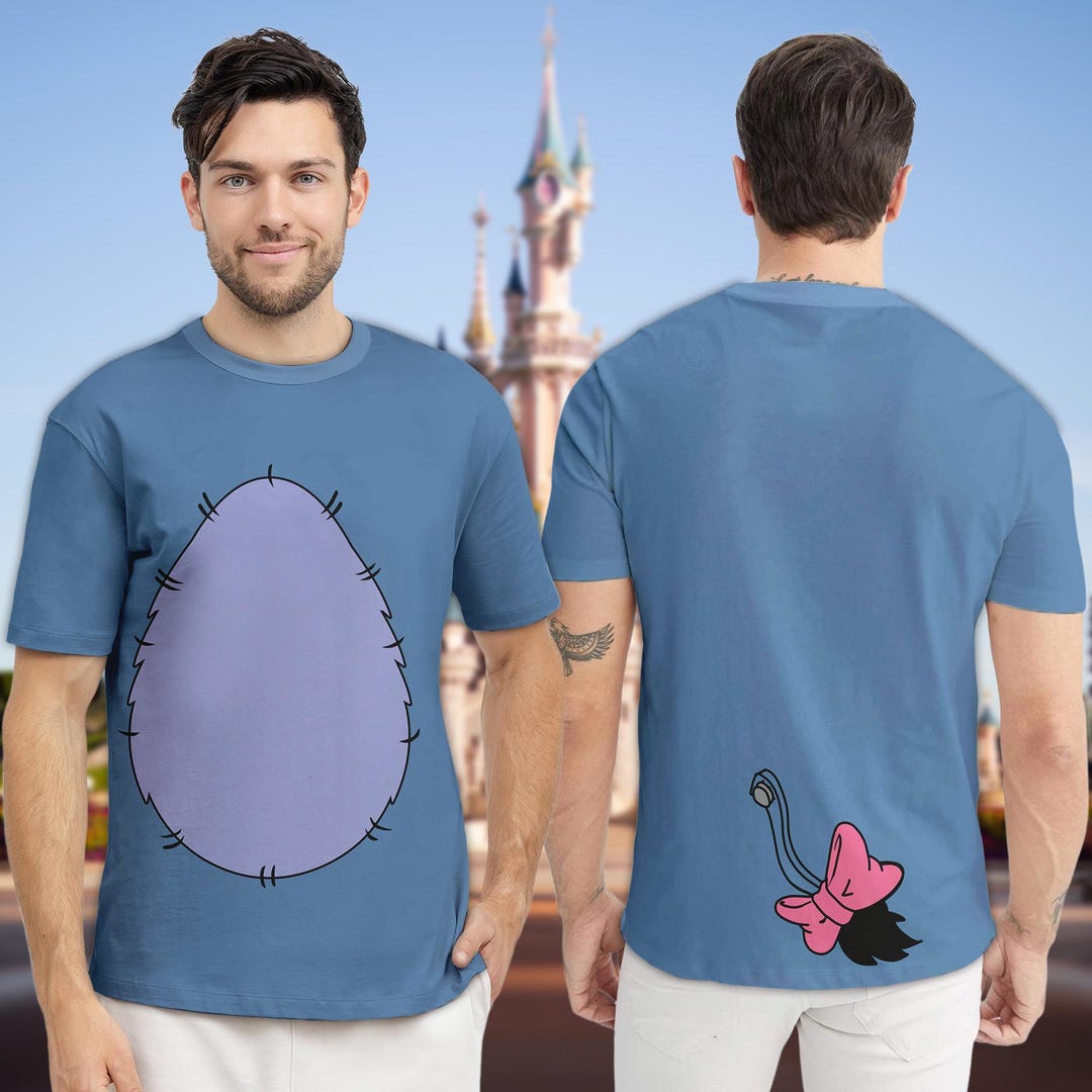 Funny Eeyore Donkey 3D Costume Shirt, Halloween Costume for Family ...