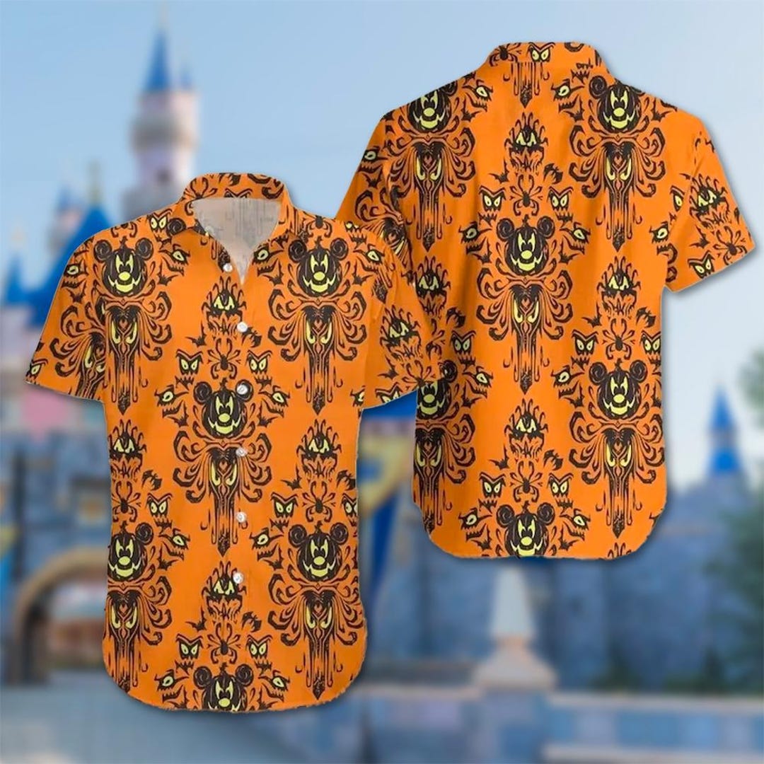 Haunted Mansion Mouse Ears Halloween Hawaii Shirt, Haunted Mansion ...