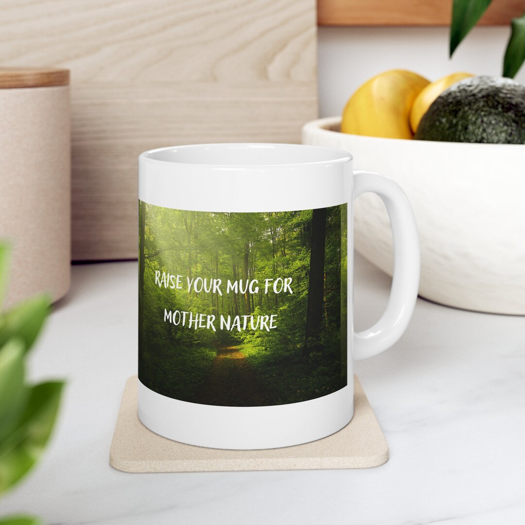 Eco-friendly Mug, Sustainable Mug, Nature-inspired Eco Mug, Planet ...