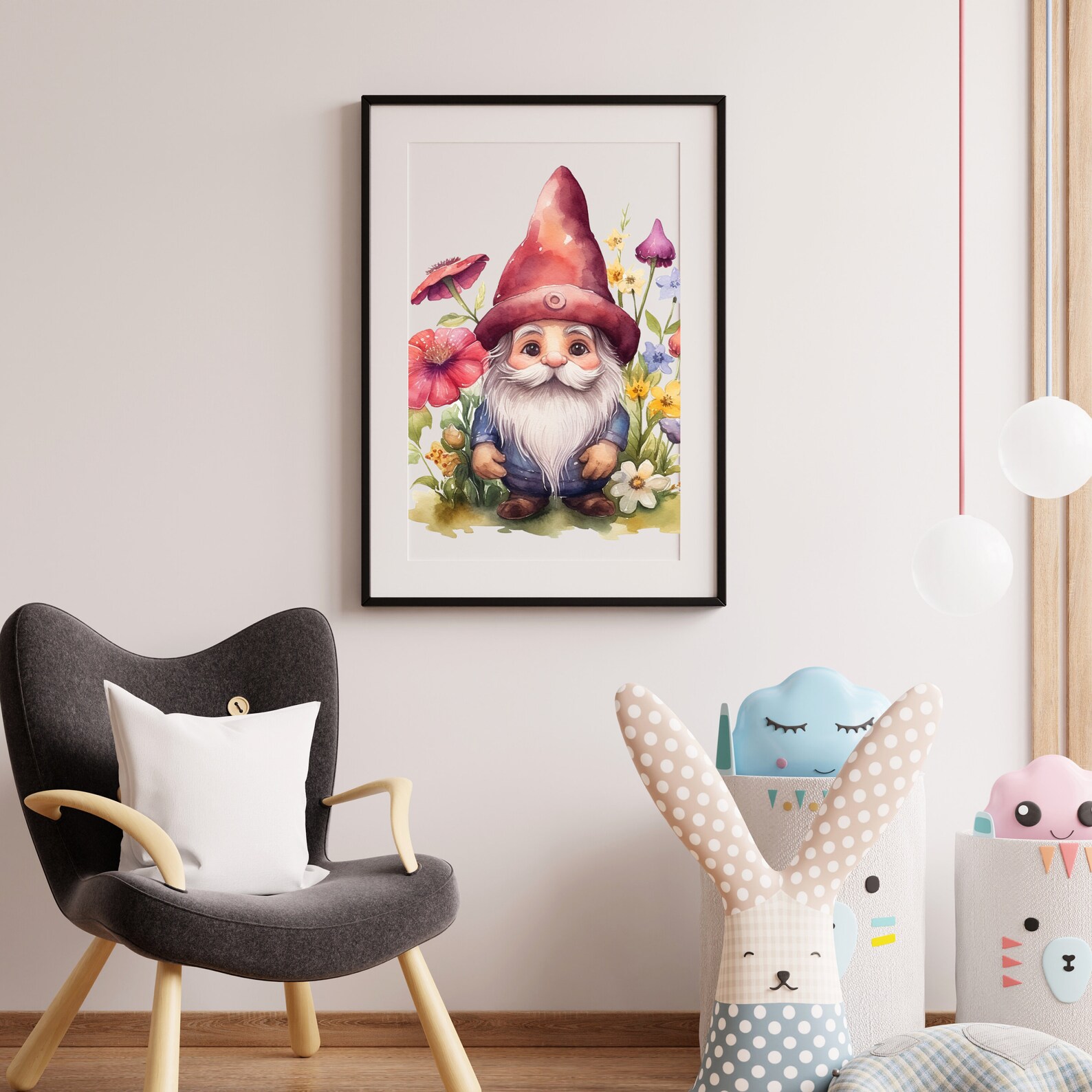 Watercolor Gnome Cliparts Bundle, 36 PNG, Garden Gnome, Gnome, Garden ...