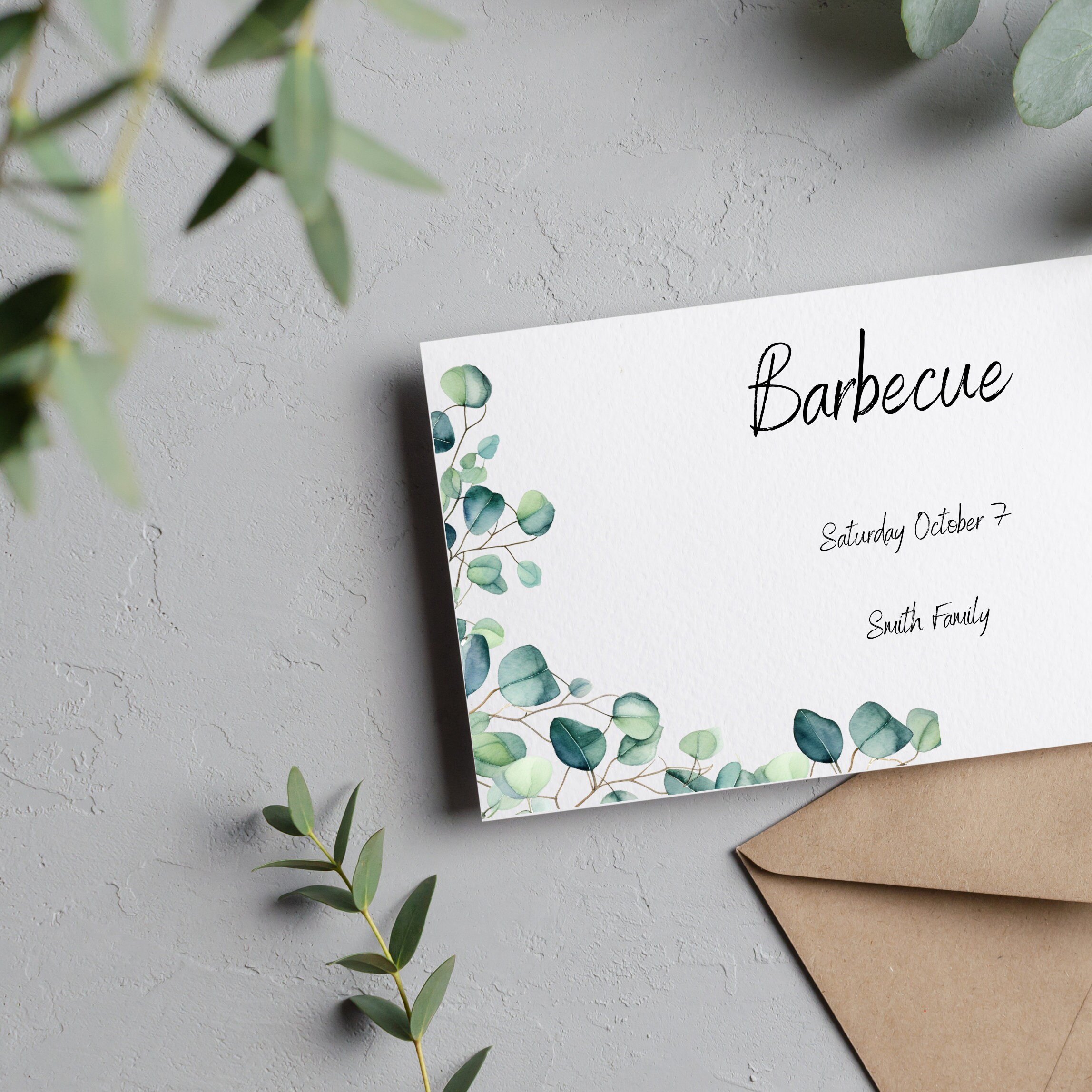 Watercolor Eucalyptus Border Cliparts Bundle, 50 Borders, Eucalyptus ...