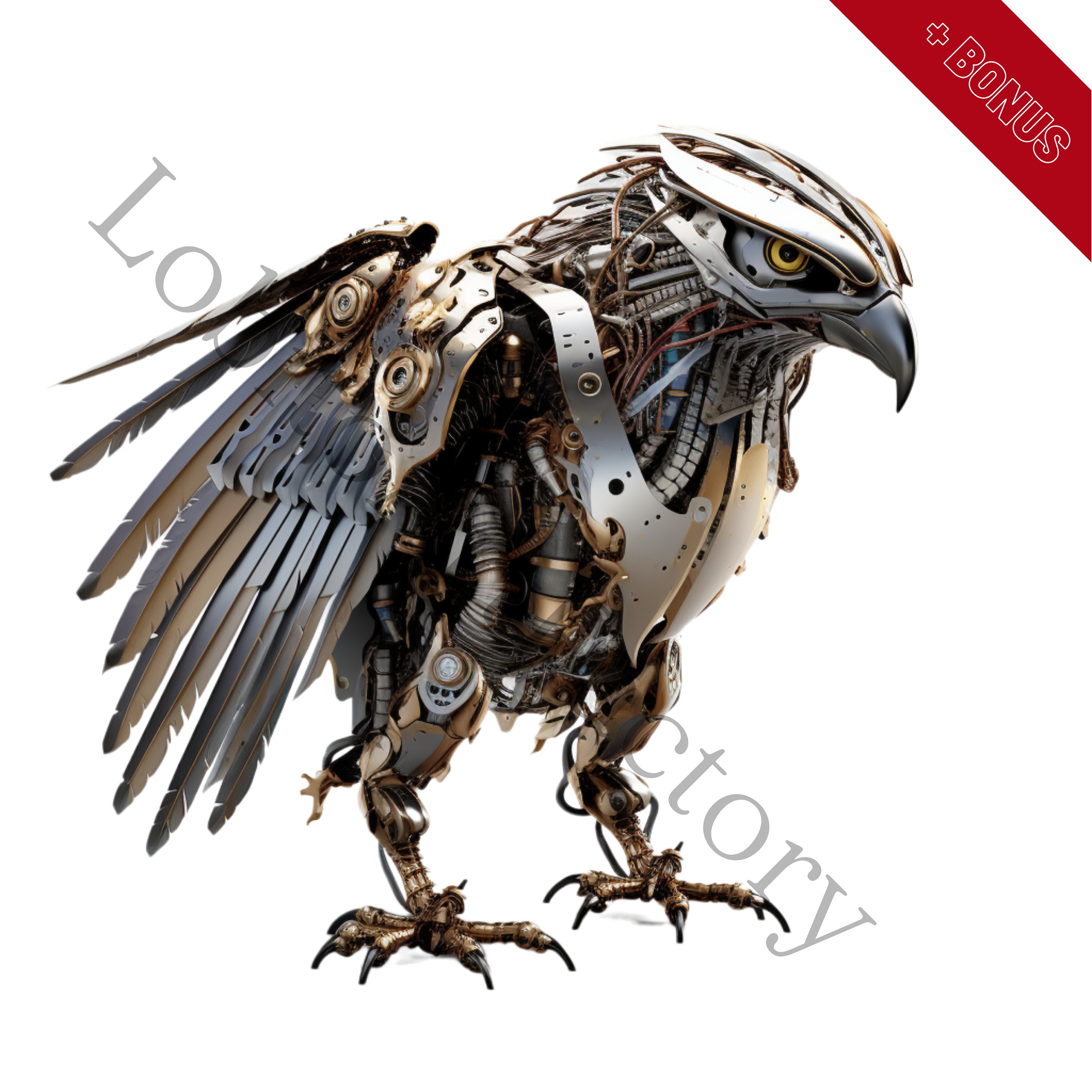 Futuristic Robot Animal Cliparts Bundle PNG 91 - Etsy