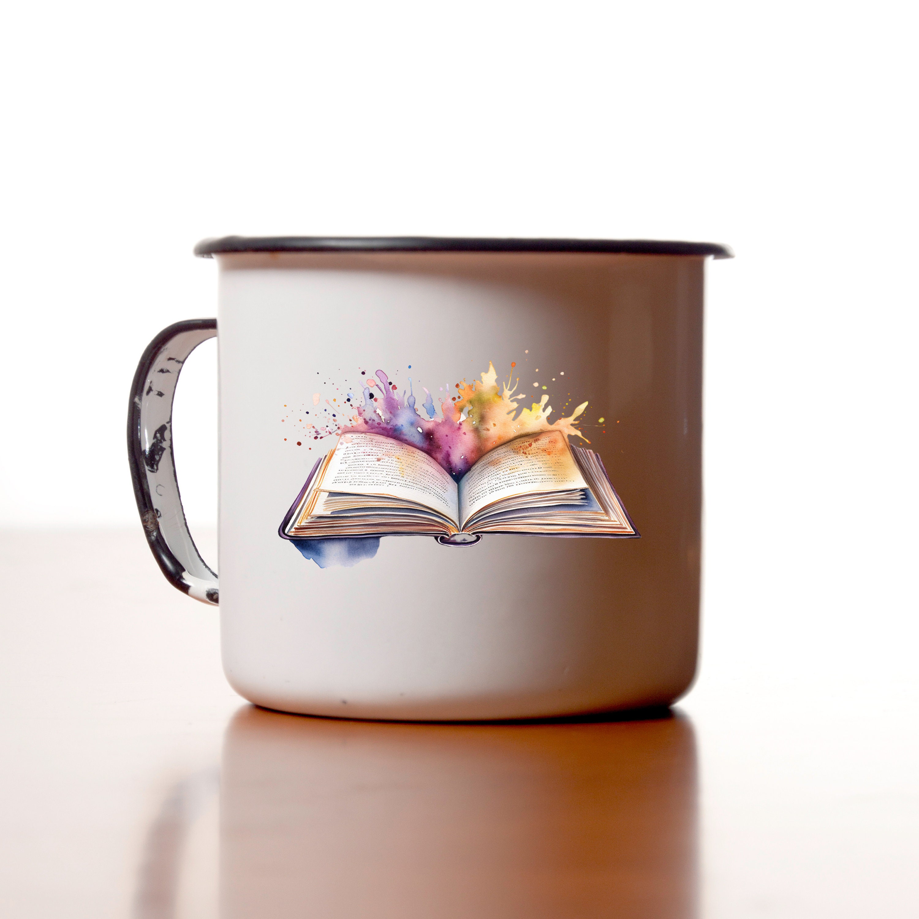 Watercolor Open Book Cliparts Bundle, PNG, 40 Illustrations, Book ...