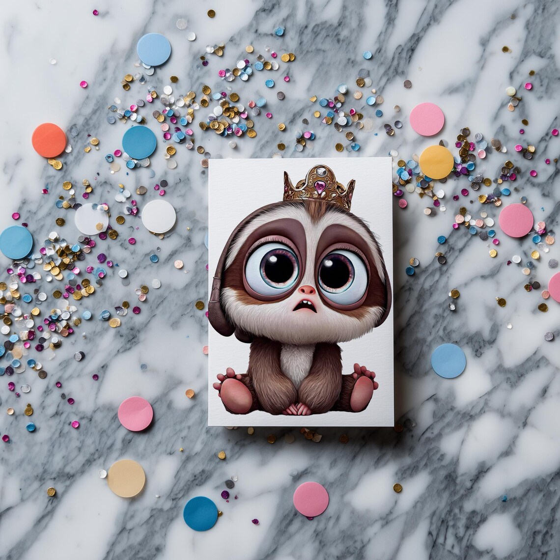 3D Cartoon Sloth Cliparts Bundle, 32 Illustrations, PNG, 3D Cartoon ...
