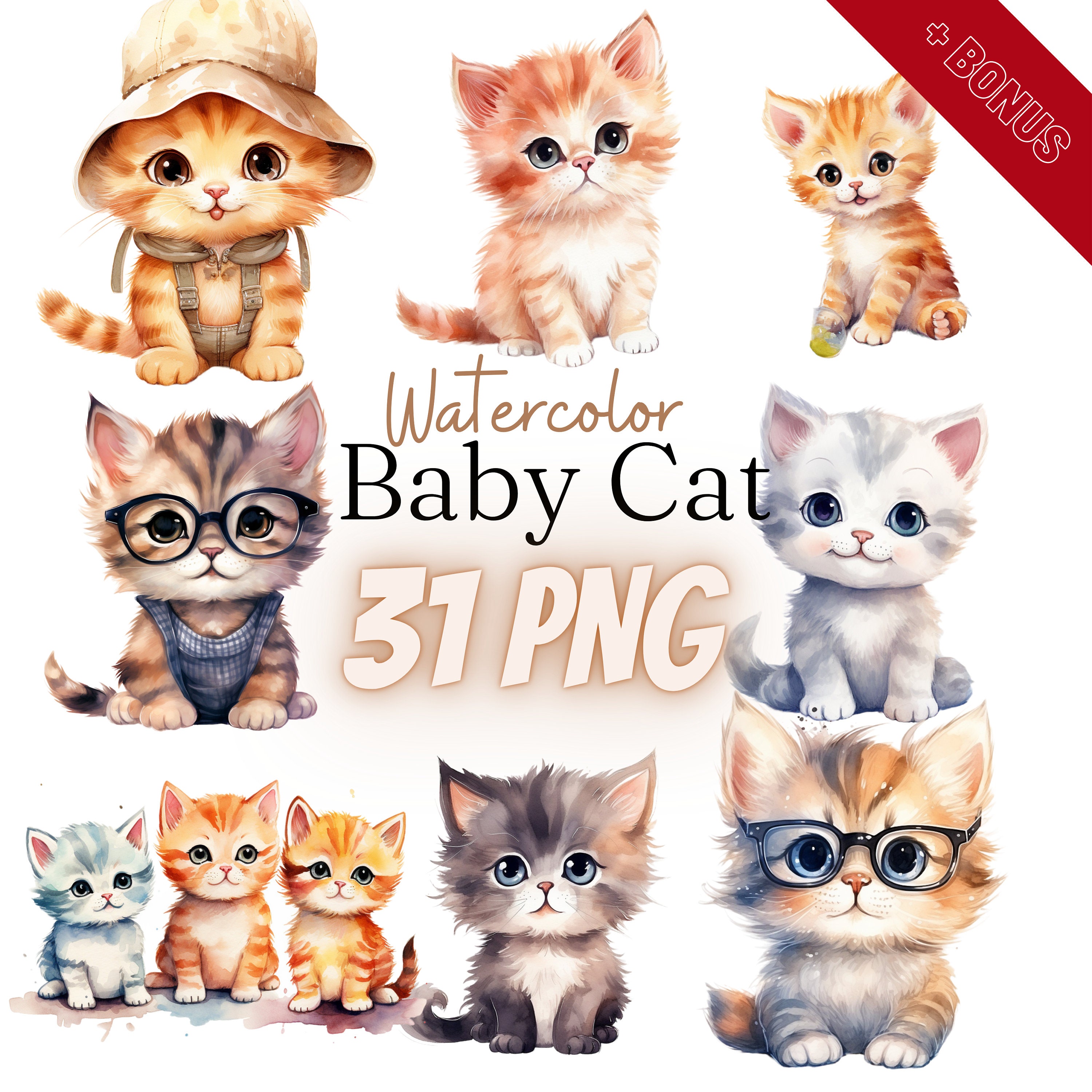 Baby Kitten Clip Art