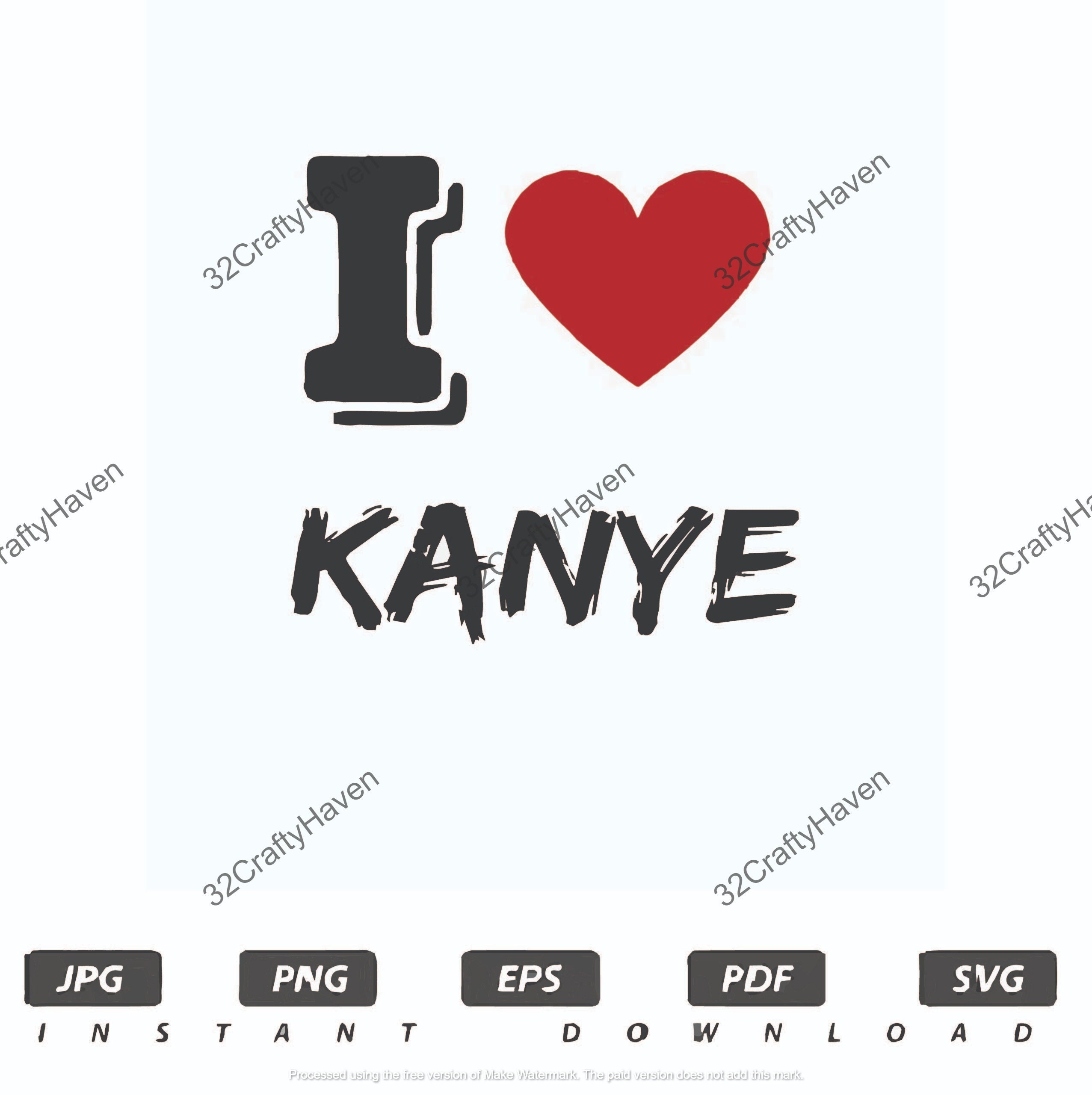Kanye West Name Logo