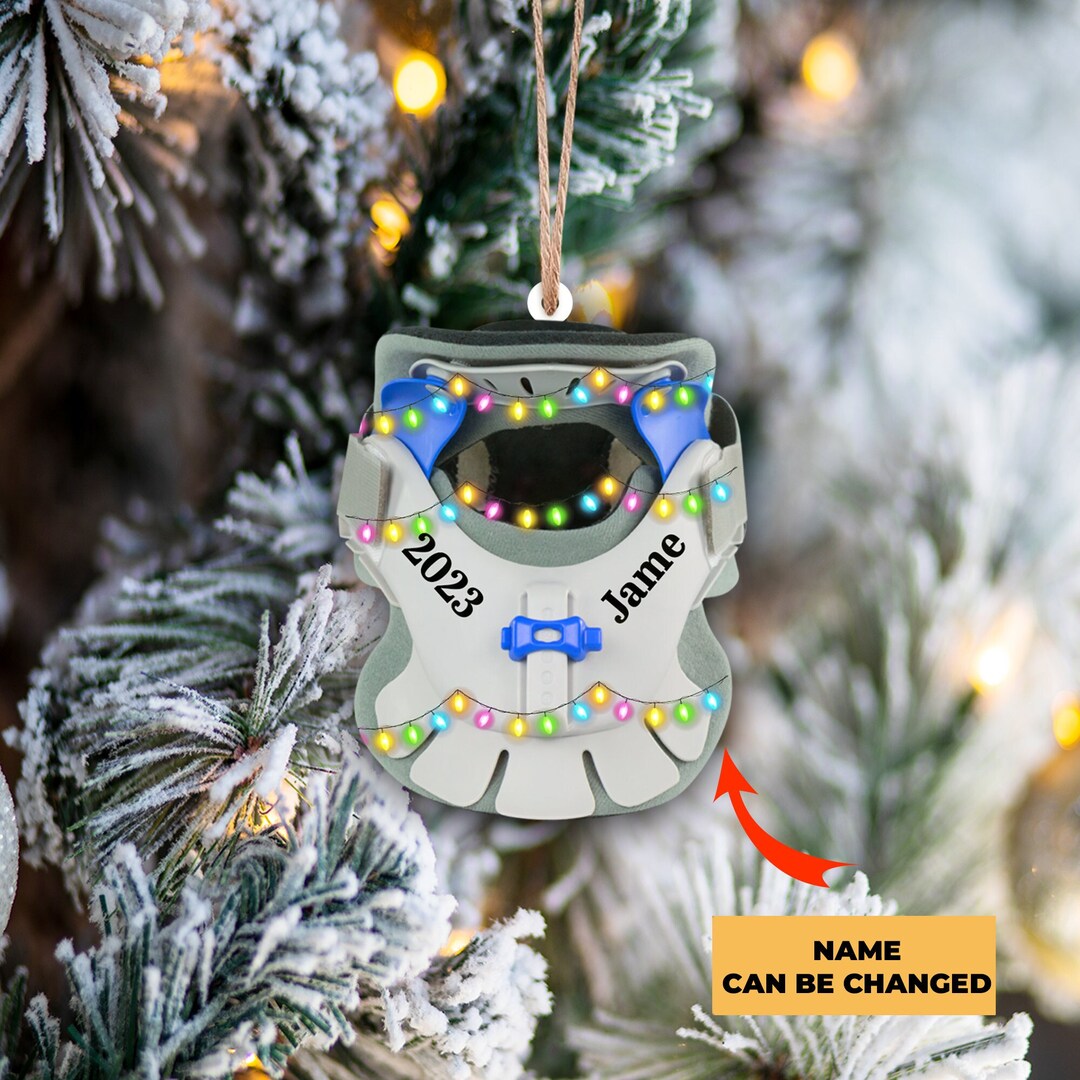 Personalized Neck Brace Christmas Ornament Custom Neck Brace - Etsy