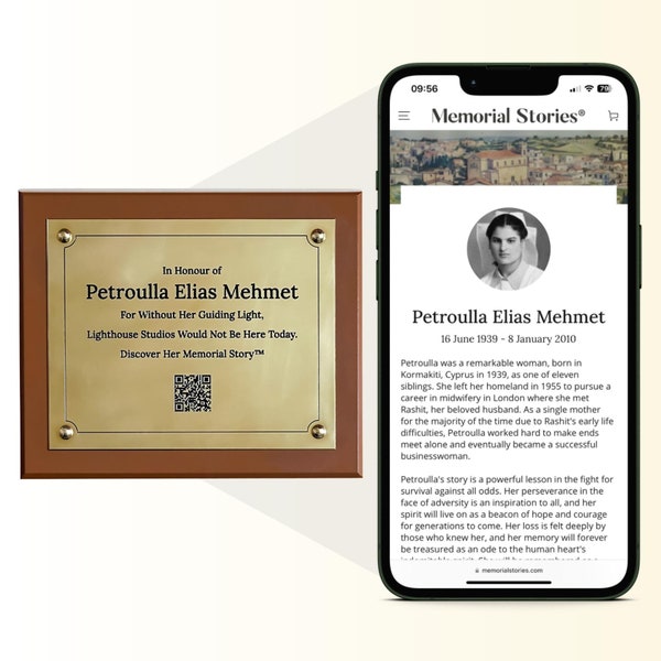 Headstone Qr Code - Etsy