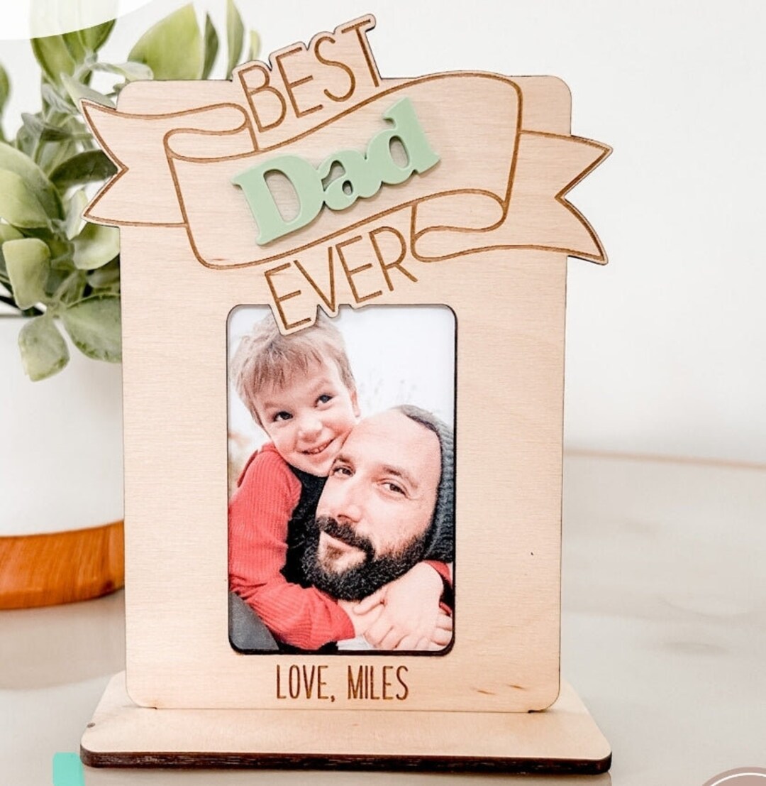 Fathers Day Picture Frame - Etsy