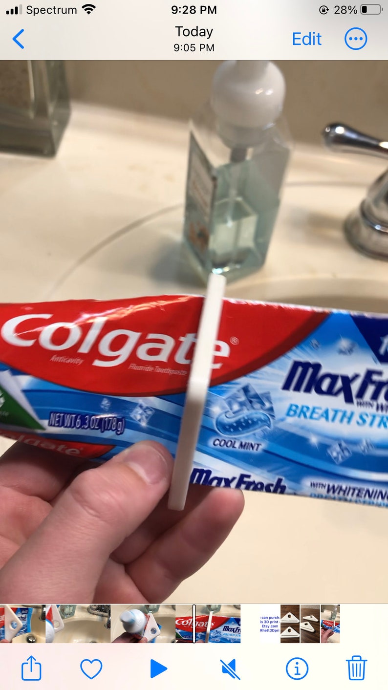 3D Printed Toothpaste Squeezer set of 2 - Etsy