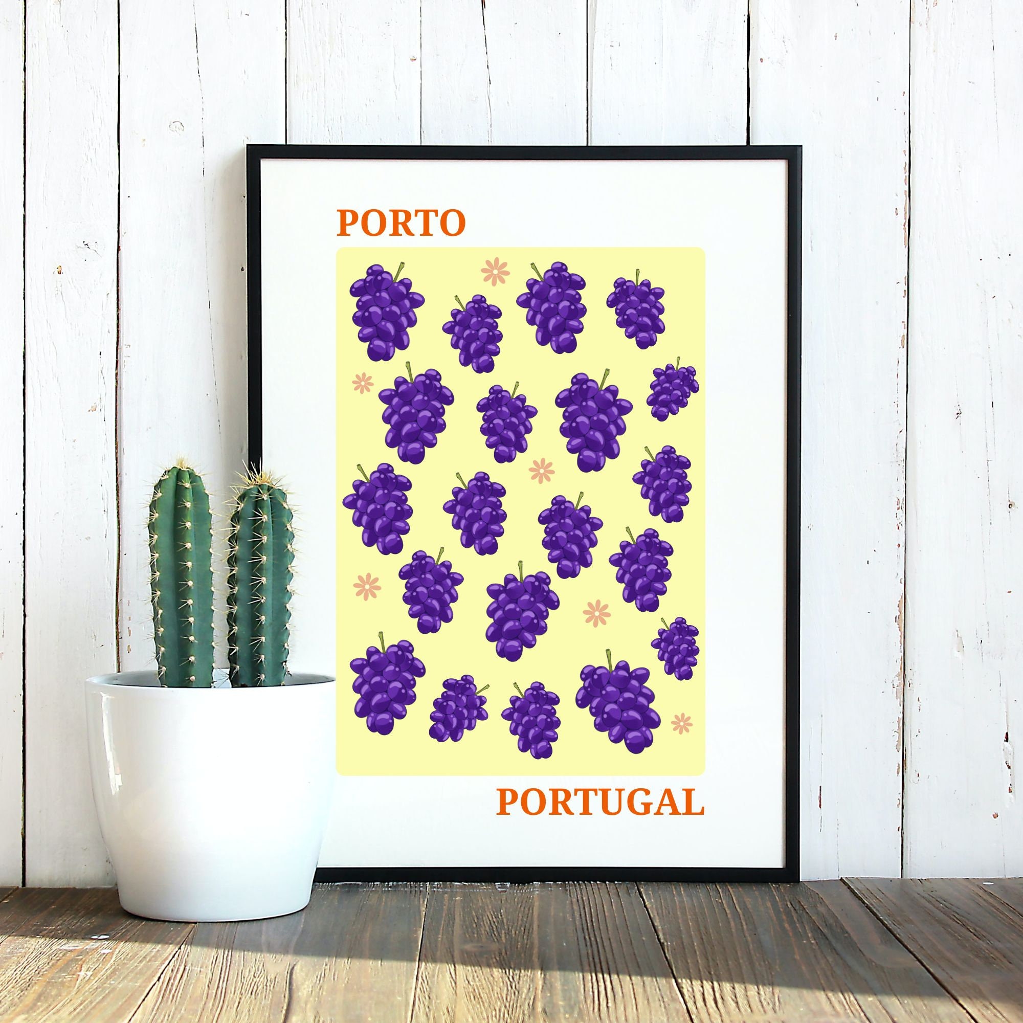 Porto Grapes Printable Poster Instant Download Wall Art - Etsy