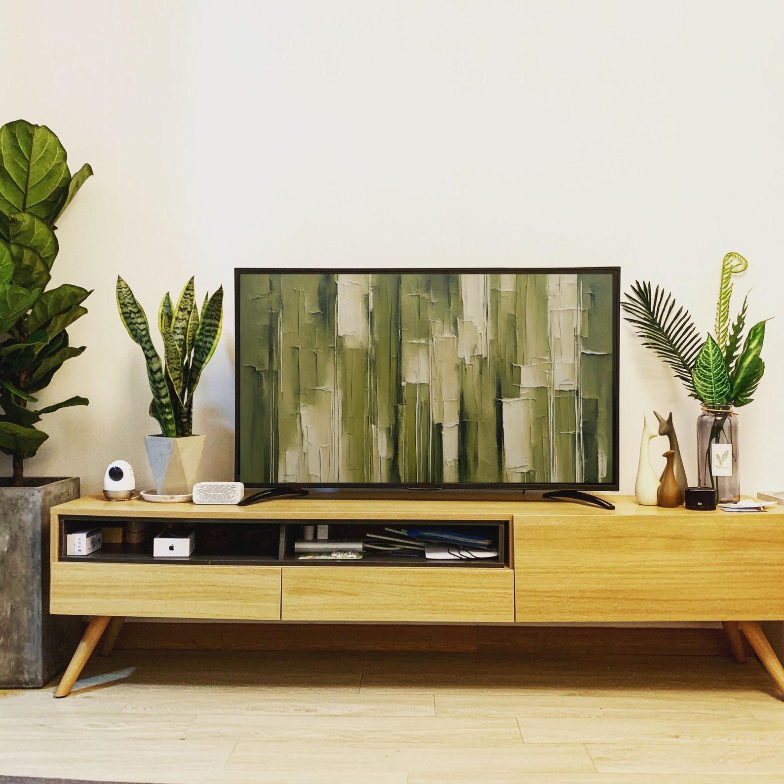 Texture Frame Tv Art Samsung Frame TV Art Modern Abstract Oil Painting ...