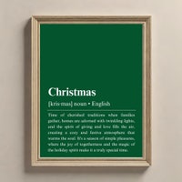 Merry Christmas Quote Poster - Etsy