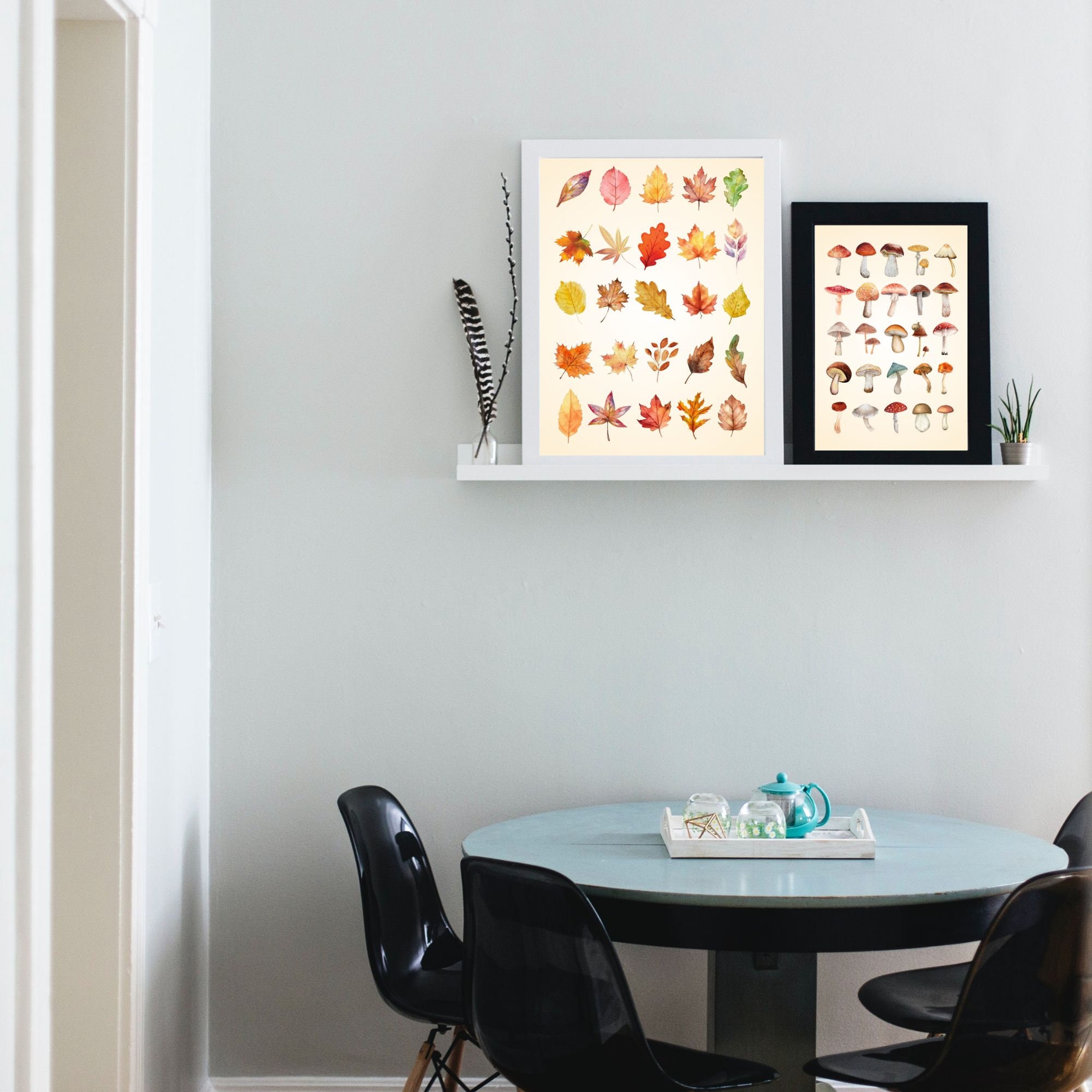 Printable Thanksgiving Decor Set of 2 Thanksgiving Art Prints Autumn ...