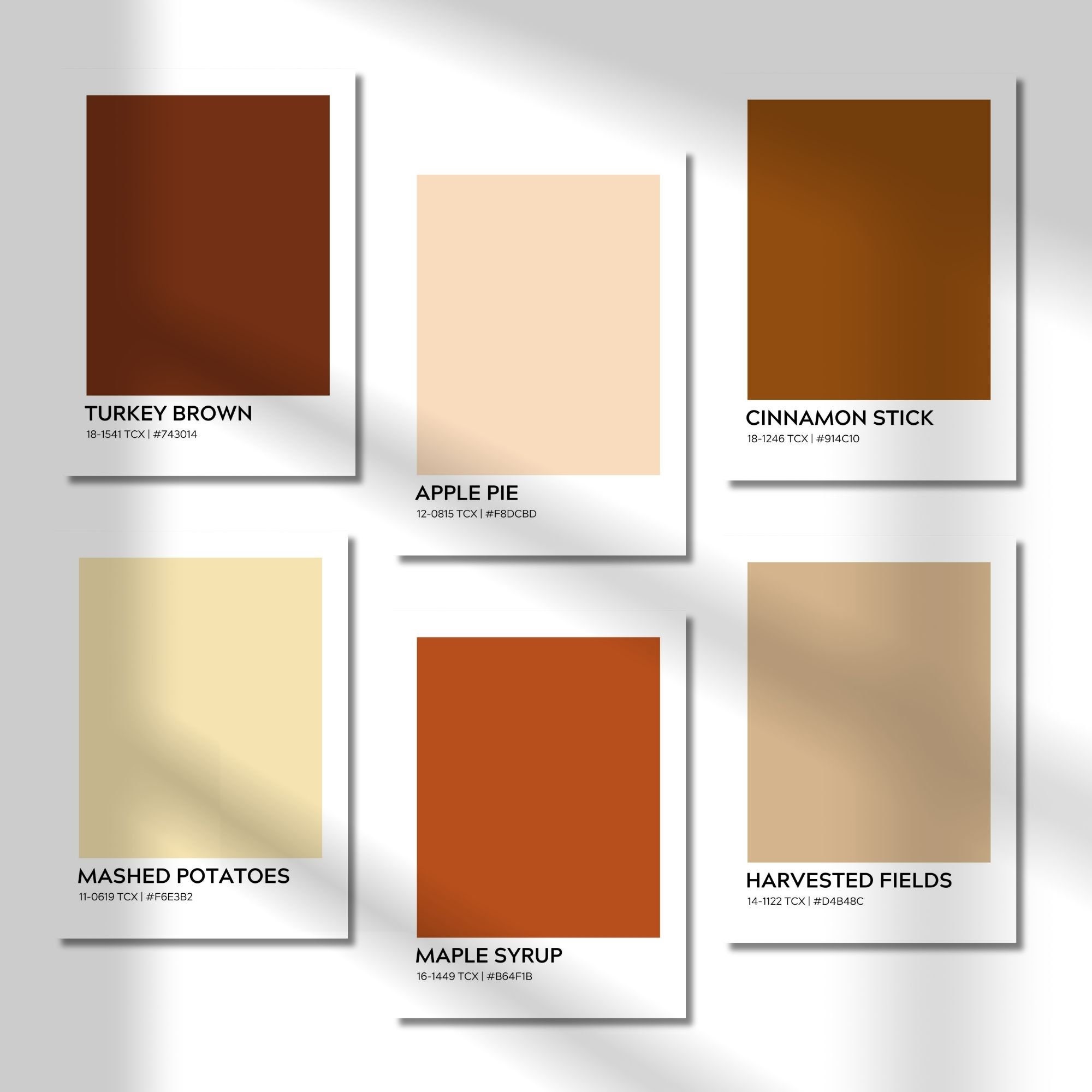Pantone harvested Fields Printable Fall Autumn - Etsy