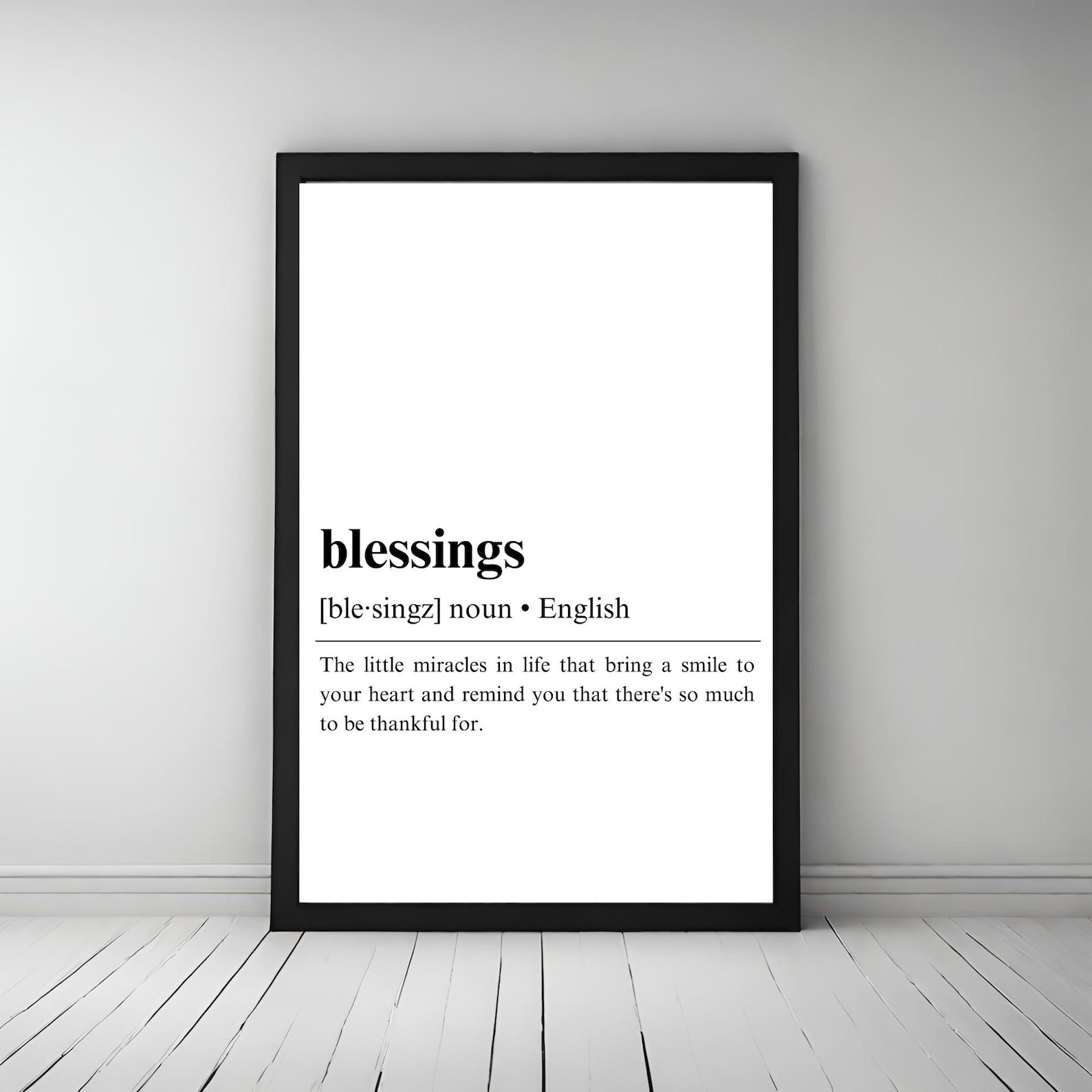 Blessings Definition Poster Printable Definition Sign - Etsy