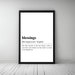 Blessings Definition Poster Printable Definition Sign - Etsy