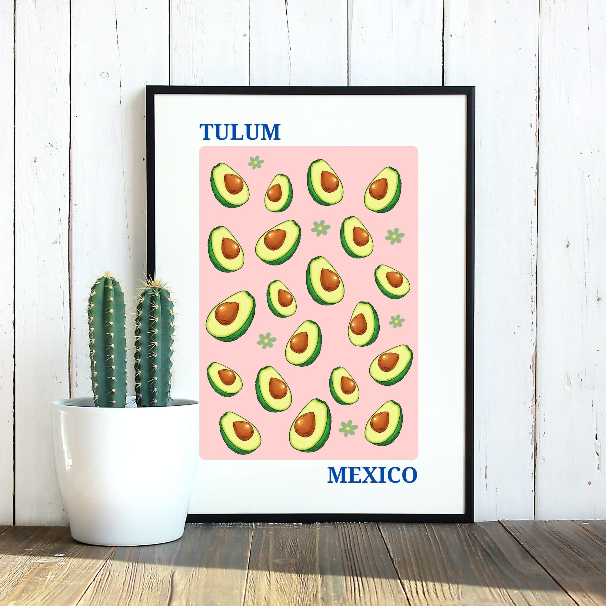 Tulum Avocados Printable Poster Instant Download Wall Art - Etsy
