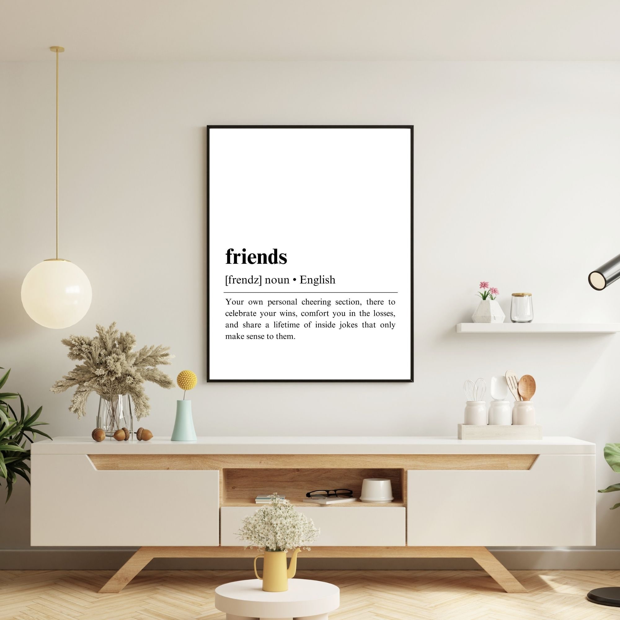 Friends Definition Poster Printable Definition Sign Template Definition ...